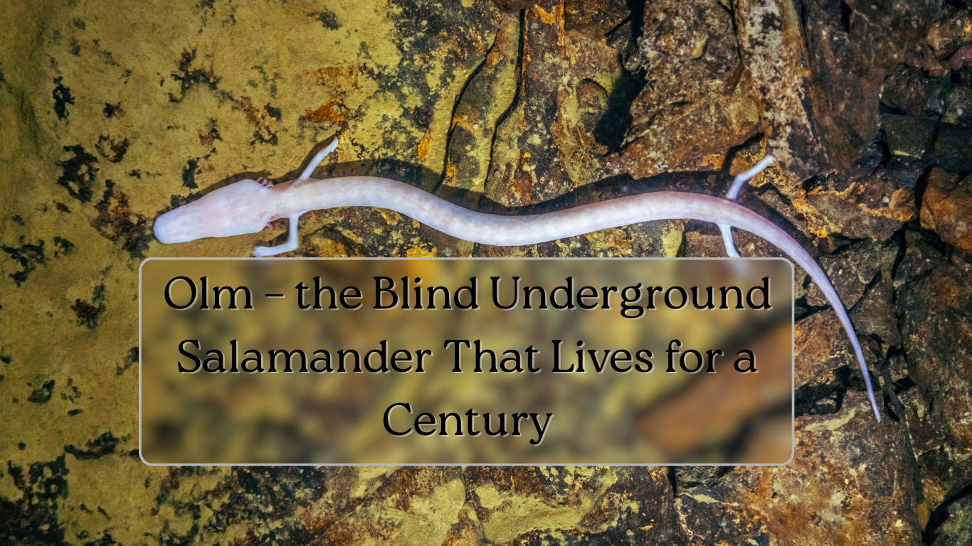 Olm – the Blind Underground Salamander That Lives for a Century